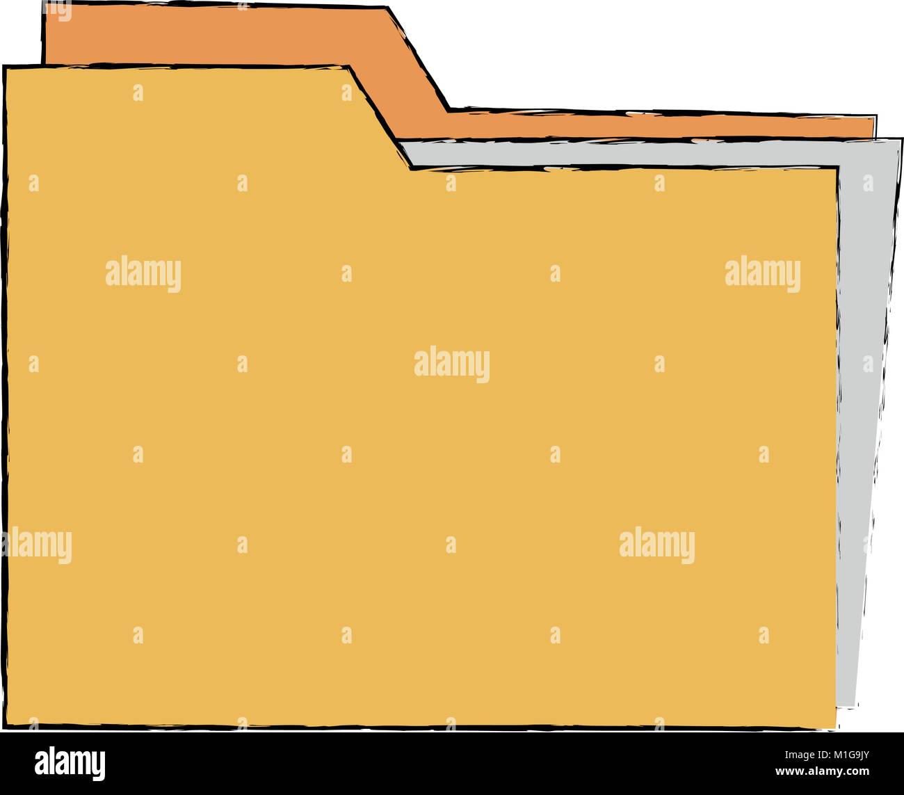 Folder database symbol Stock Vector Image & Art - Alamy