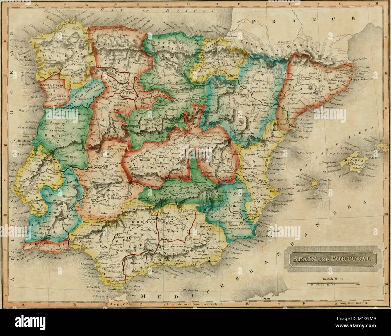 1825 world map hi-res stock photography and images - Alamy