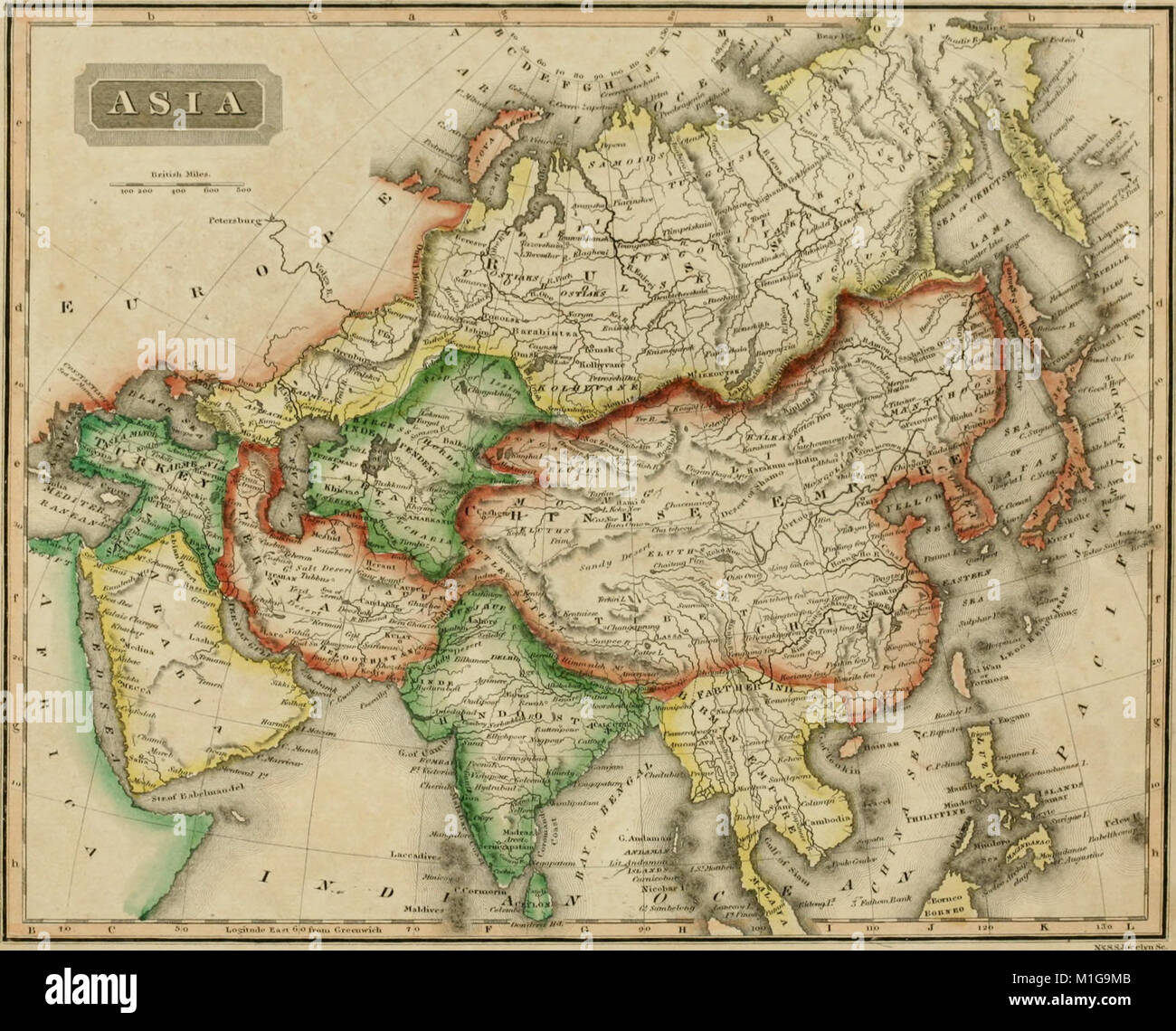 A new universal atlas of the world - on an improved plan; consisting of ...