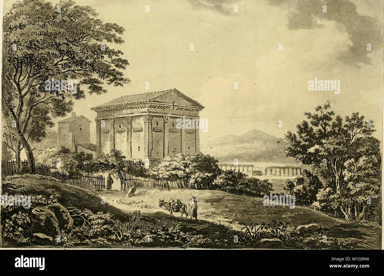 This 1815 collection presents drawings of views and ruins in Rome and ...
