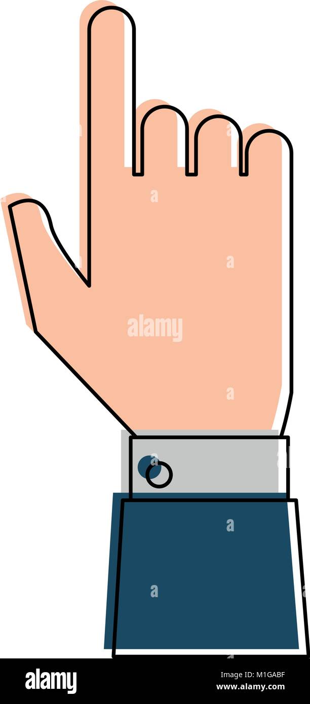 Hand pointing up Stock Vector Image & Art - Alamy