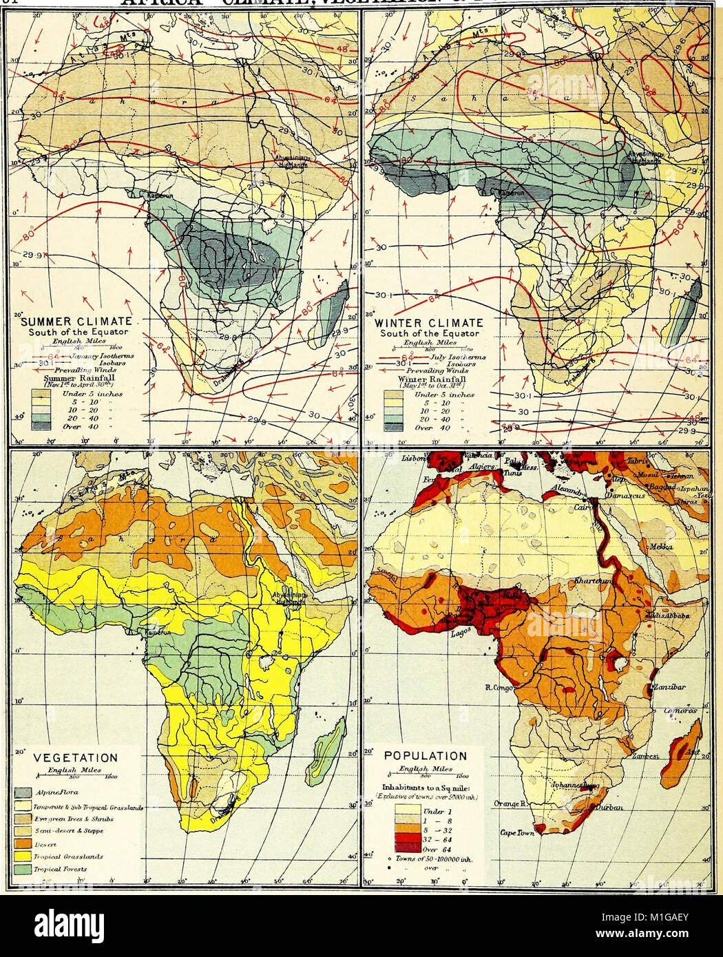 Published in 1913, this atlas provides detailed maps and descriptions ...