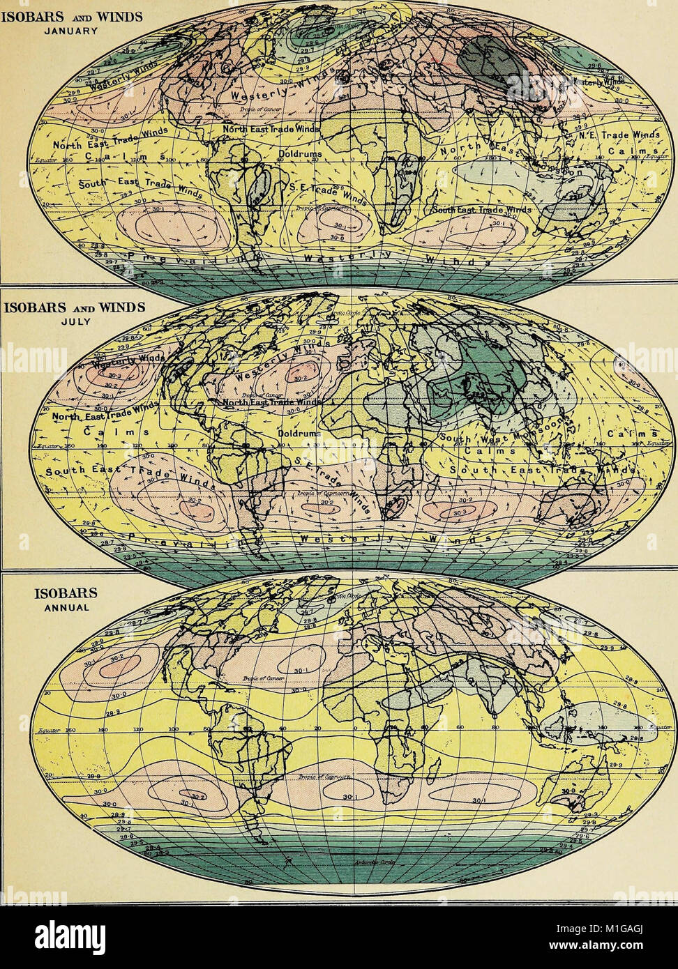 A 1913 atlas detailing the geographic aspects of global commerce ...