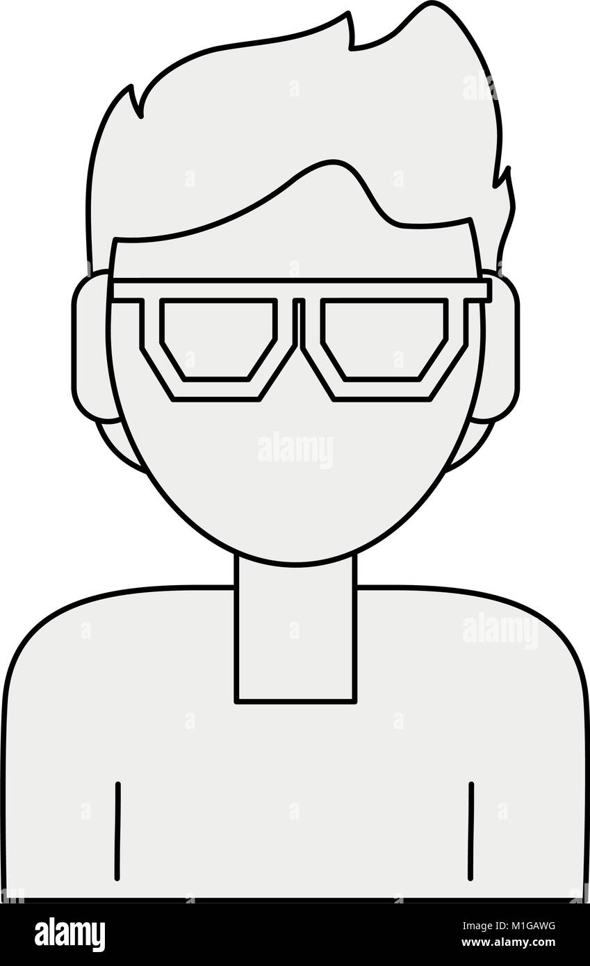 Man faceless cartoon Stock Vector Image & Art - Alamy