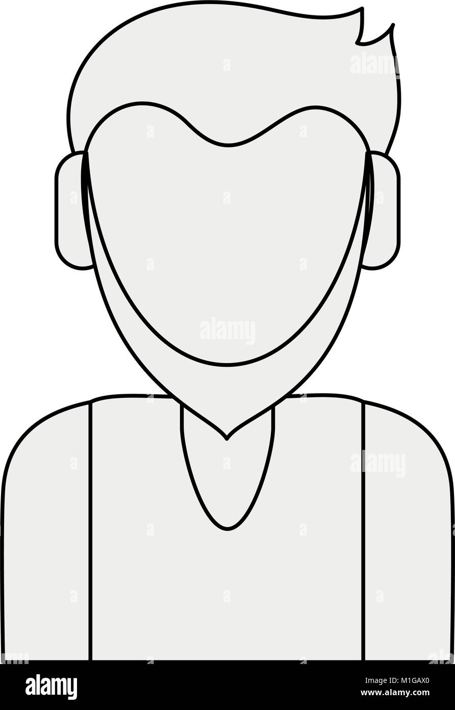 Man faceless cartoon Stock Vector Image & Art - Alamy