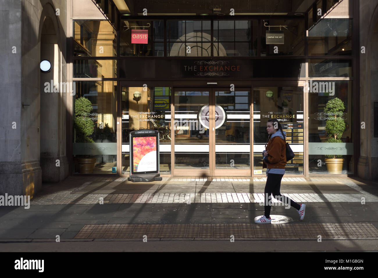 Exchange Arcade Nottingham city centre,UK Stock Photo - Alamy
