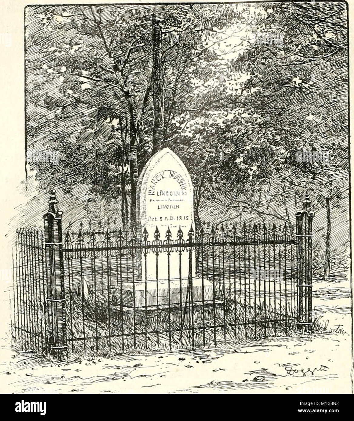 An 1897 biography of Abraham Lincoln, covering his life, political ...