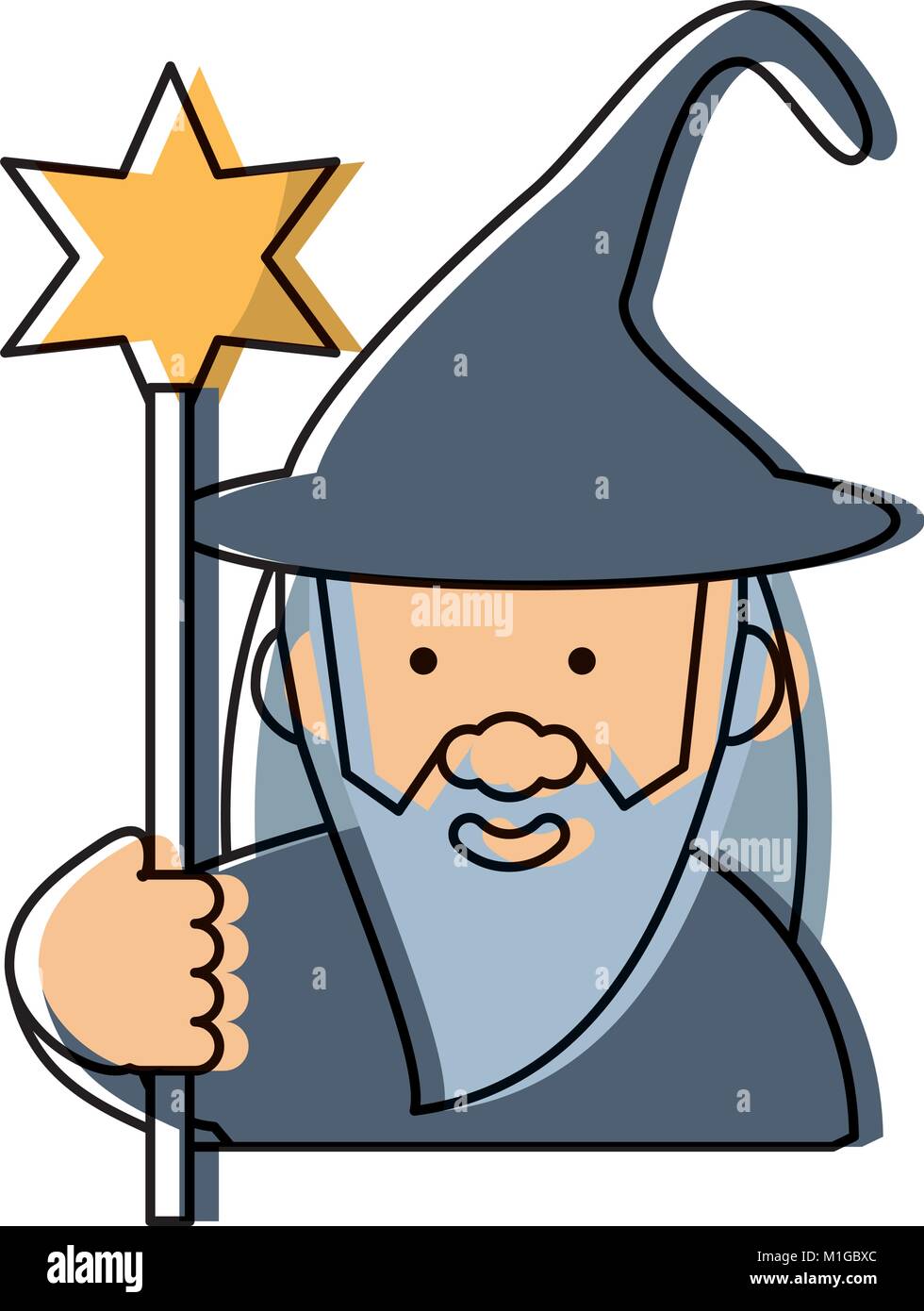 cartoon wizard icon Stock Vector Image & Art - Alamy
