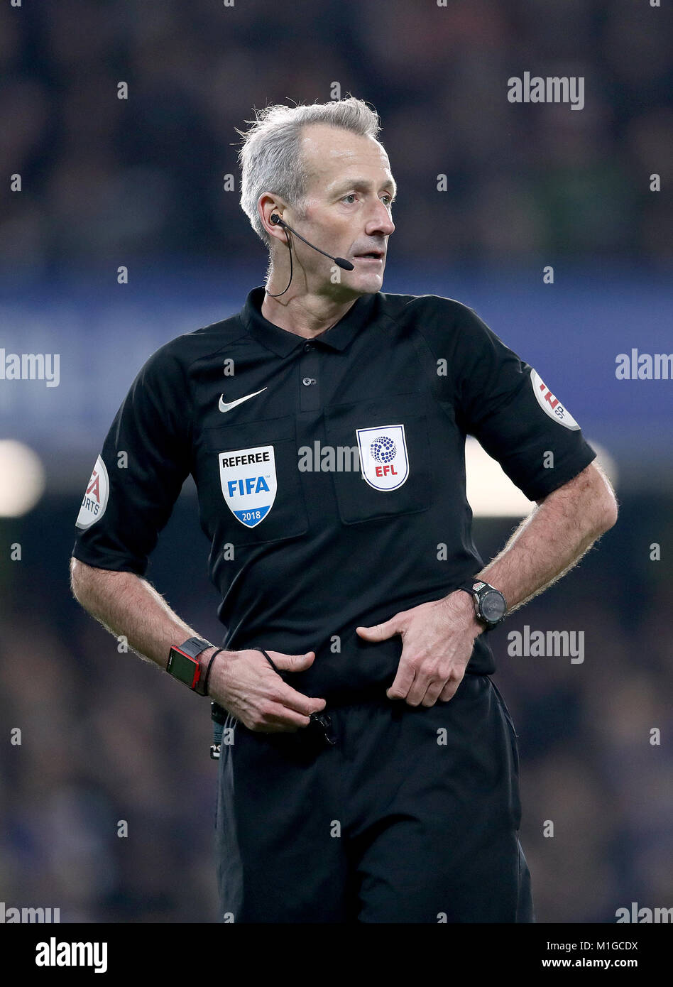 Match referee Martin Atkinson Stock Photo - Alamy