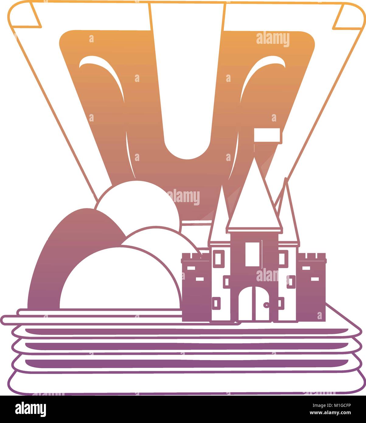 Medieval castle icon Stock Vector Image & Art - Alamy