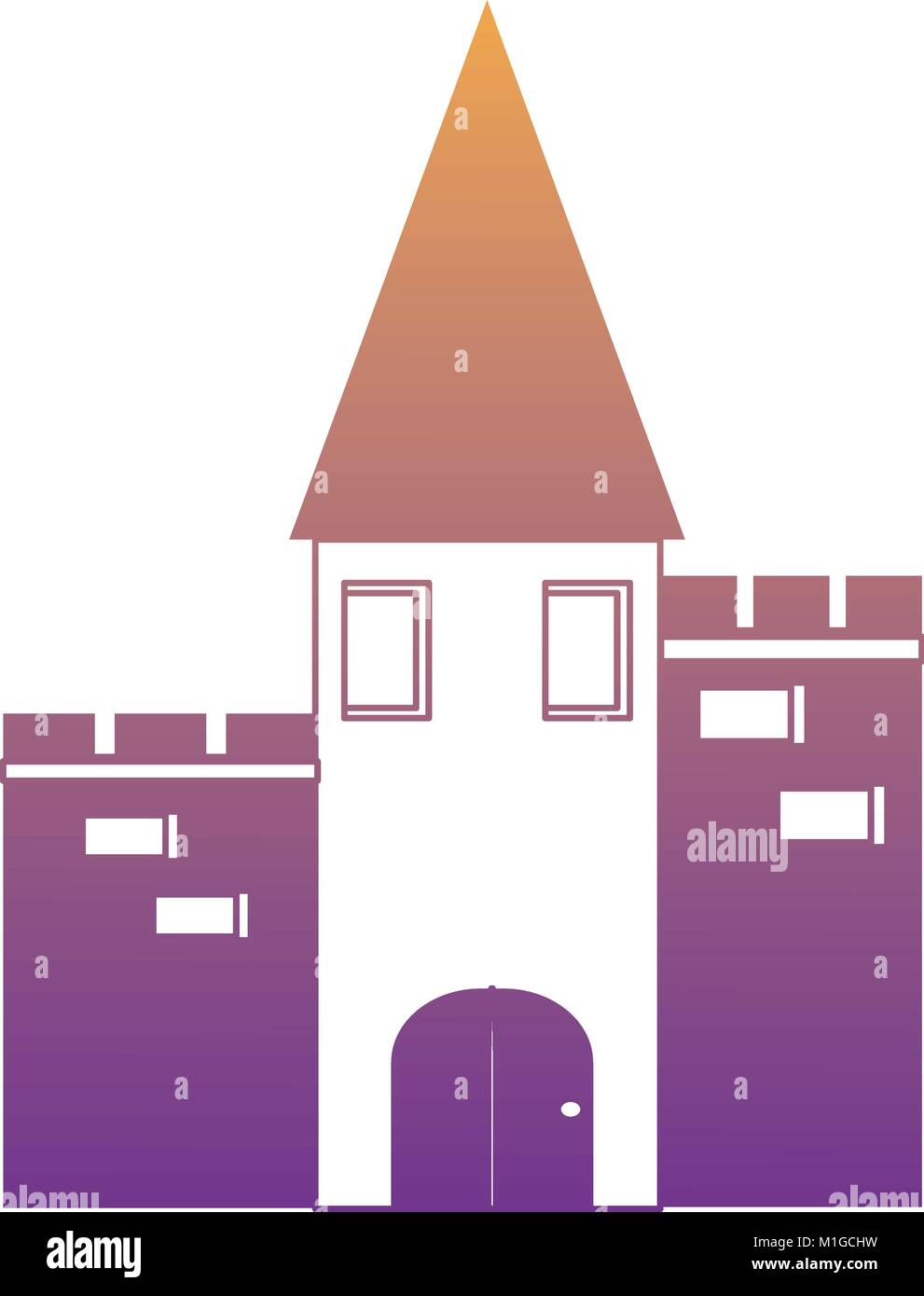 Medieval castle icon Stock Vector Image & Art - Alamy