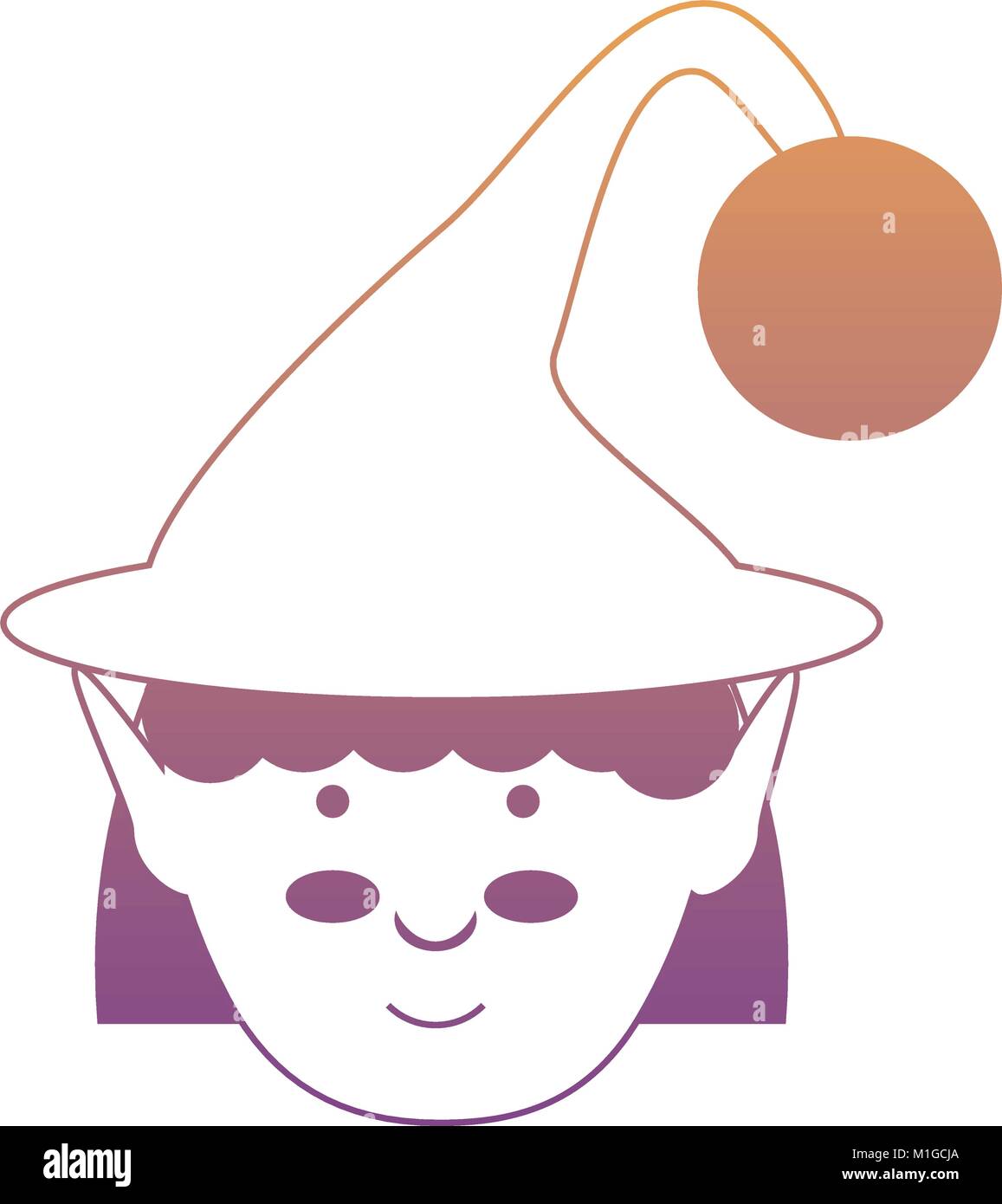 cartoon elf girl icon Stock Vector Image & Art - Alamy