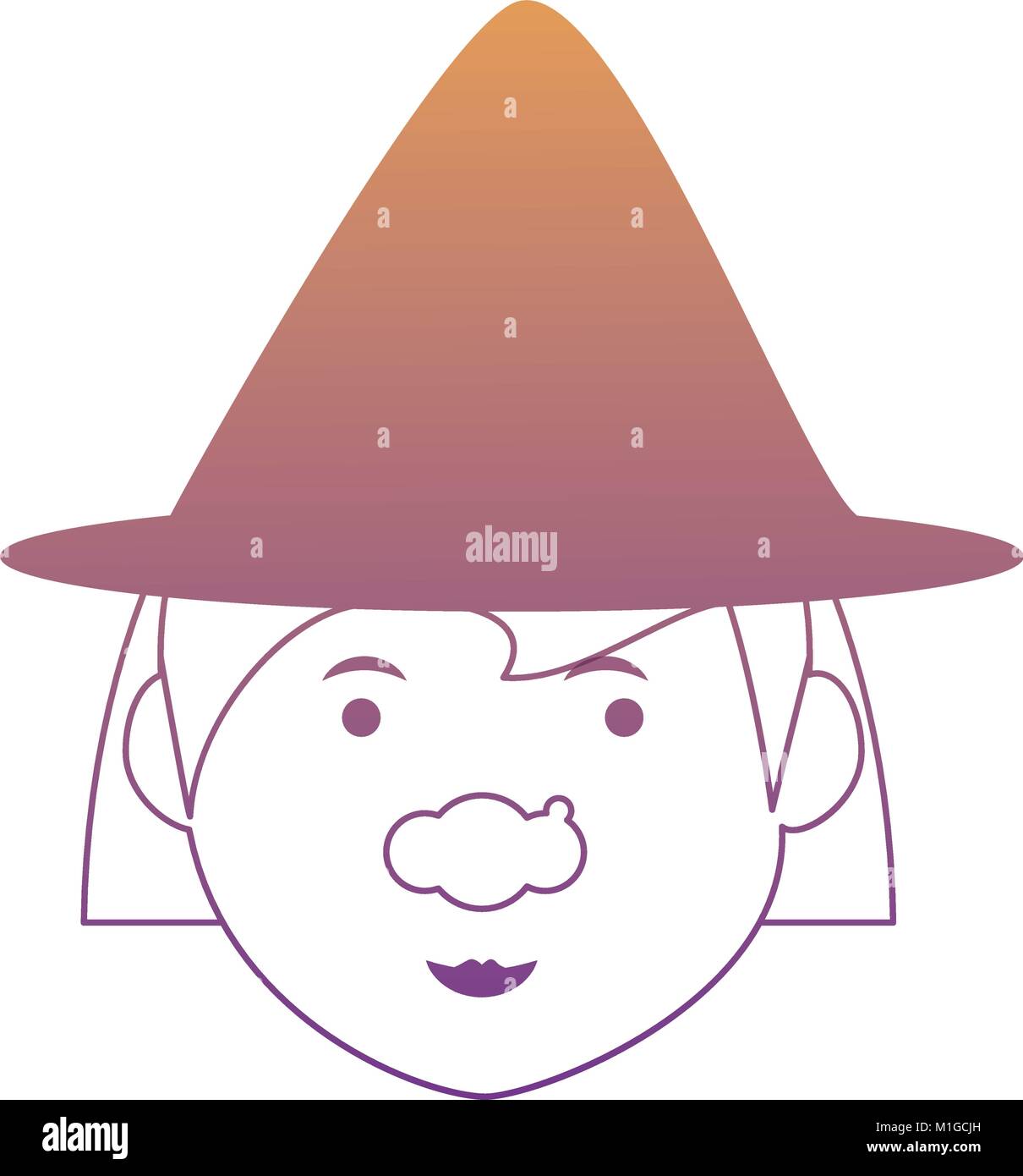 cartoon witch icon Stock Vector Image & Art - Alamy
