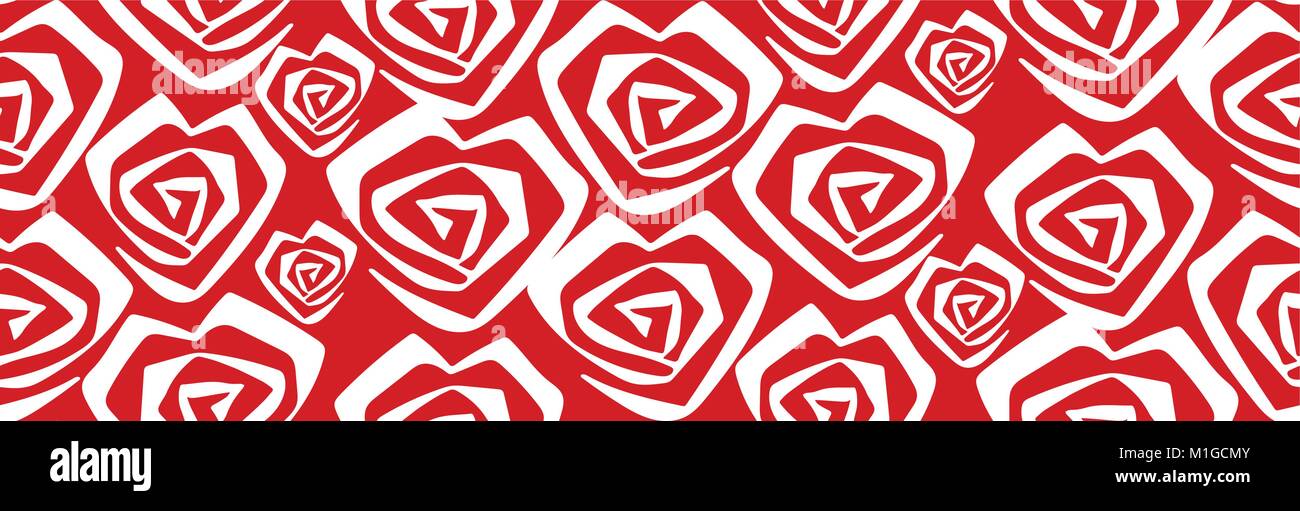 Seamless pattern with flowers roses Stock Vector Image & Art - Alamy