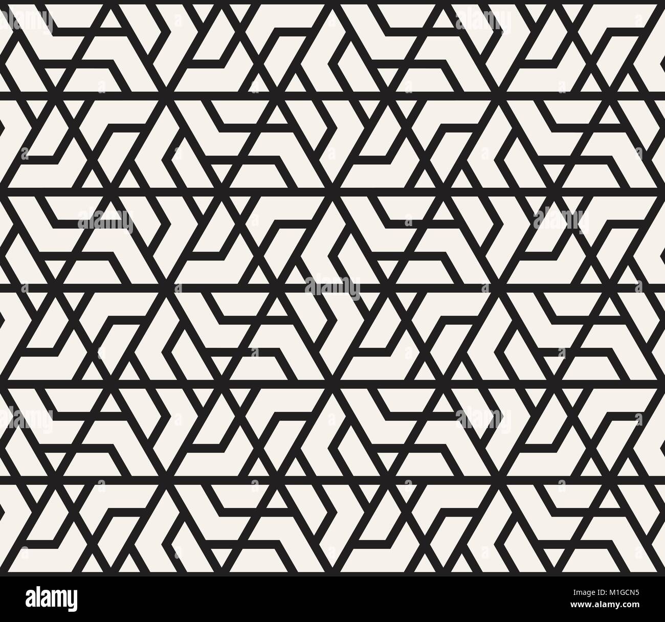 Vector seamless pattern. Modern stylish abstract texture. Repeating ...