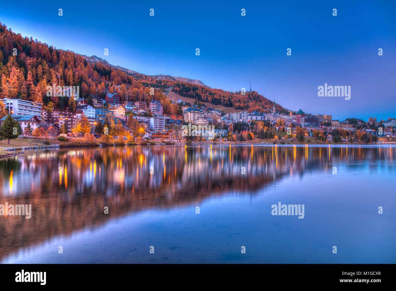 St moritz night hi-res stock photography and images - Alamy