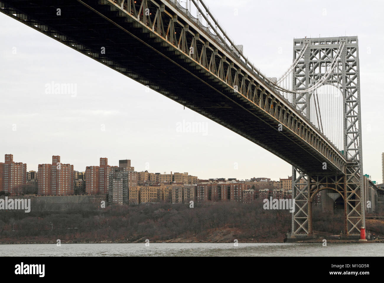 The George Washington Bridge as seen from New Jersey Stock Photo - Alamy