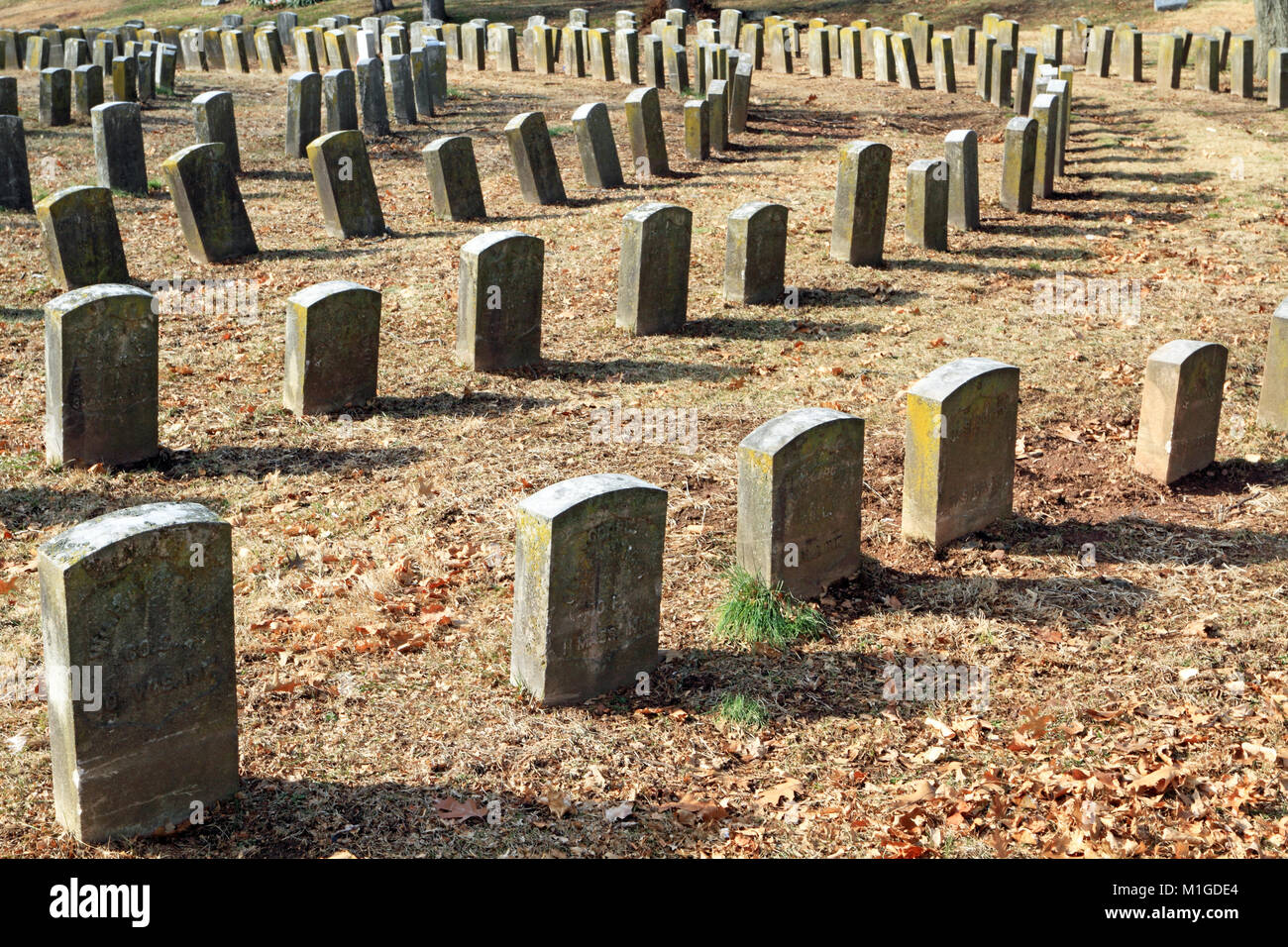 American Civil war soldiers buried in Arlington Memorial Park Cemetery ...