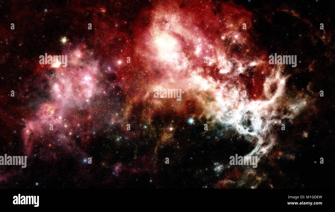 Beautiful nebula and Galaxy. Elements of this Image Furnished by NASA ...