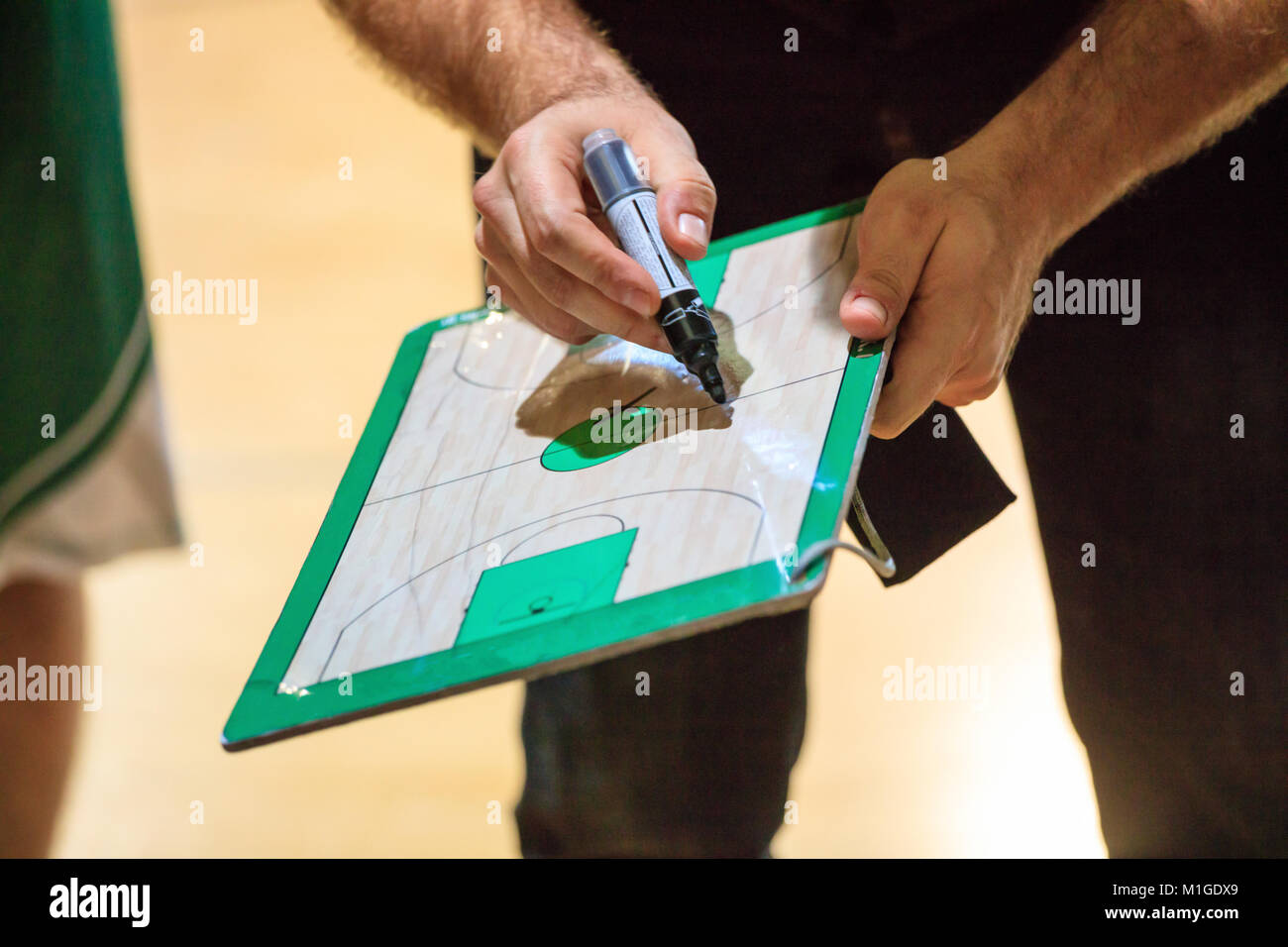 Basketball game plan hi-res stock photography and images - Alamy