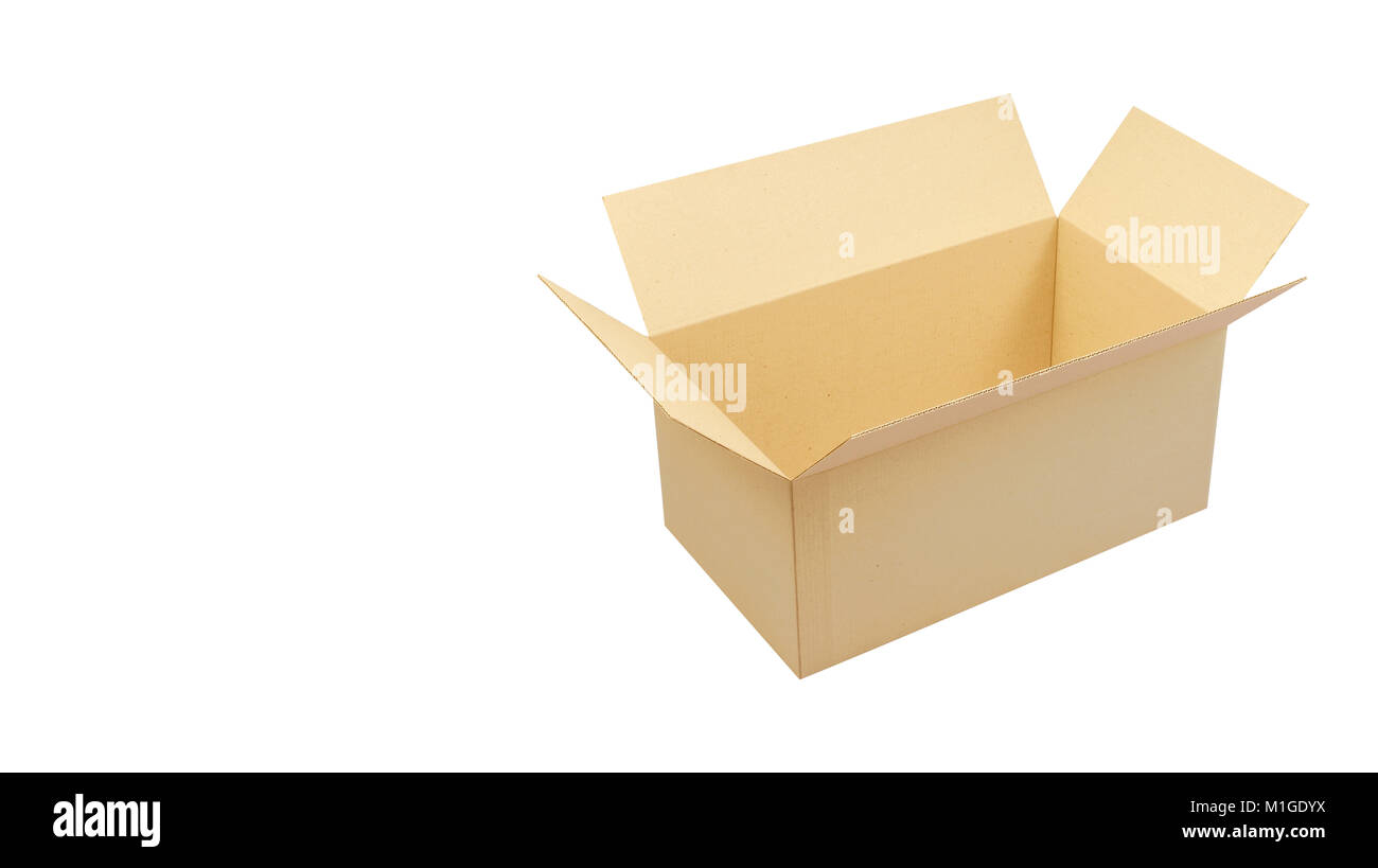 Postage and packing service - Package on a white background. Isolated ...