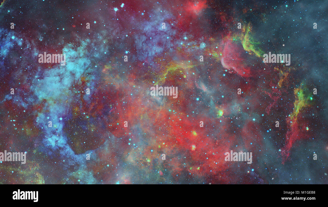 Beautiful nebula and Galaxy. Elements of this Image Furnished by NASA ...