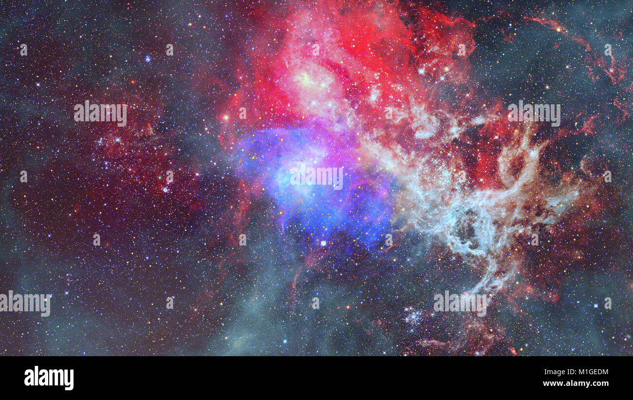 Beautiful nebula and Galaxy. Elements of this Image Furnished by NASA ...