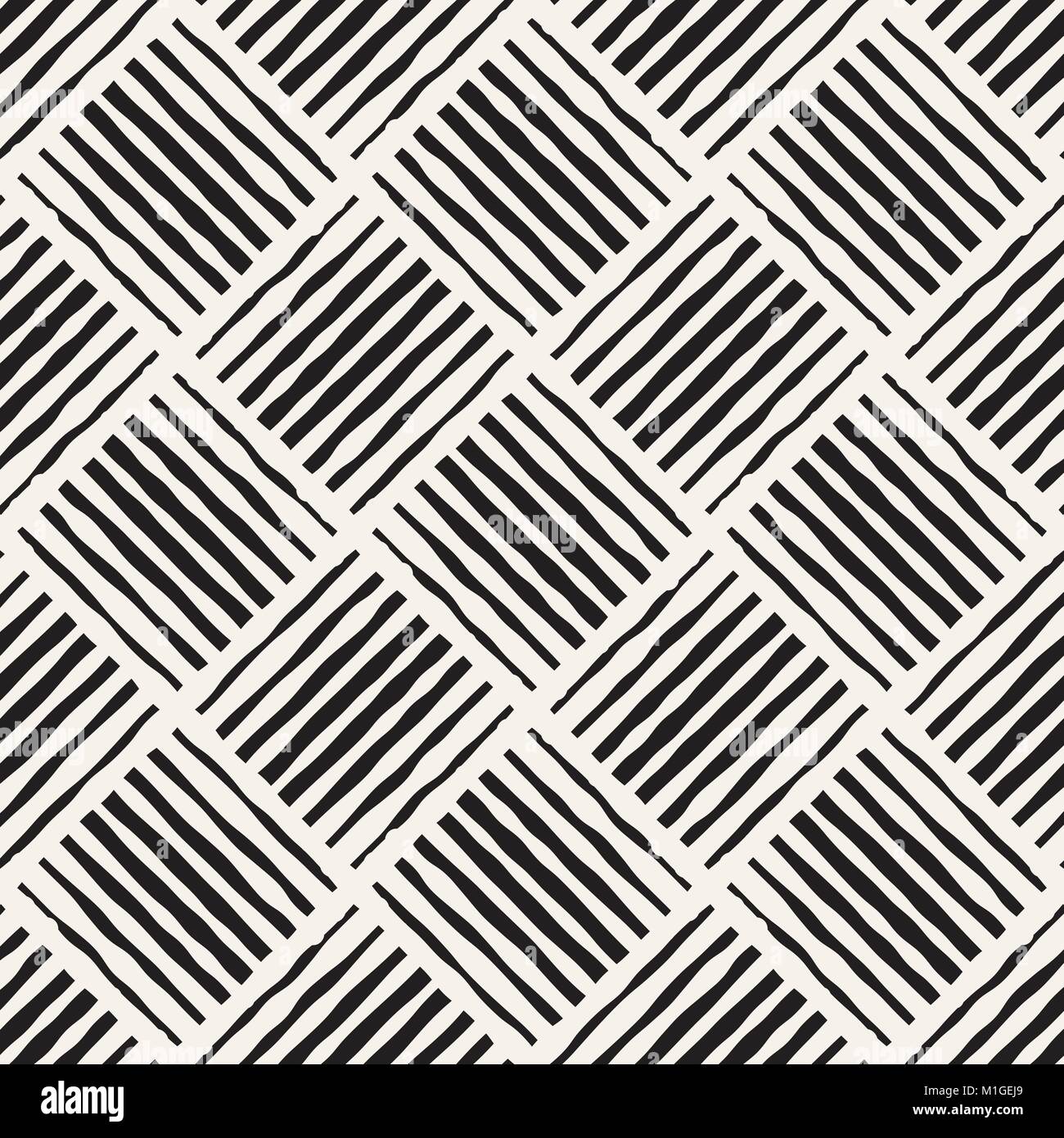 Seamless abstract hand drawn pattern. Vector freehand lines background ...