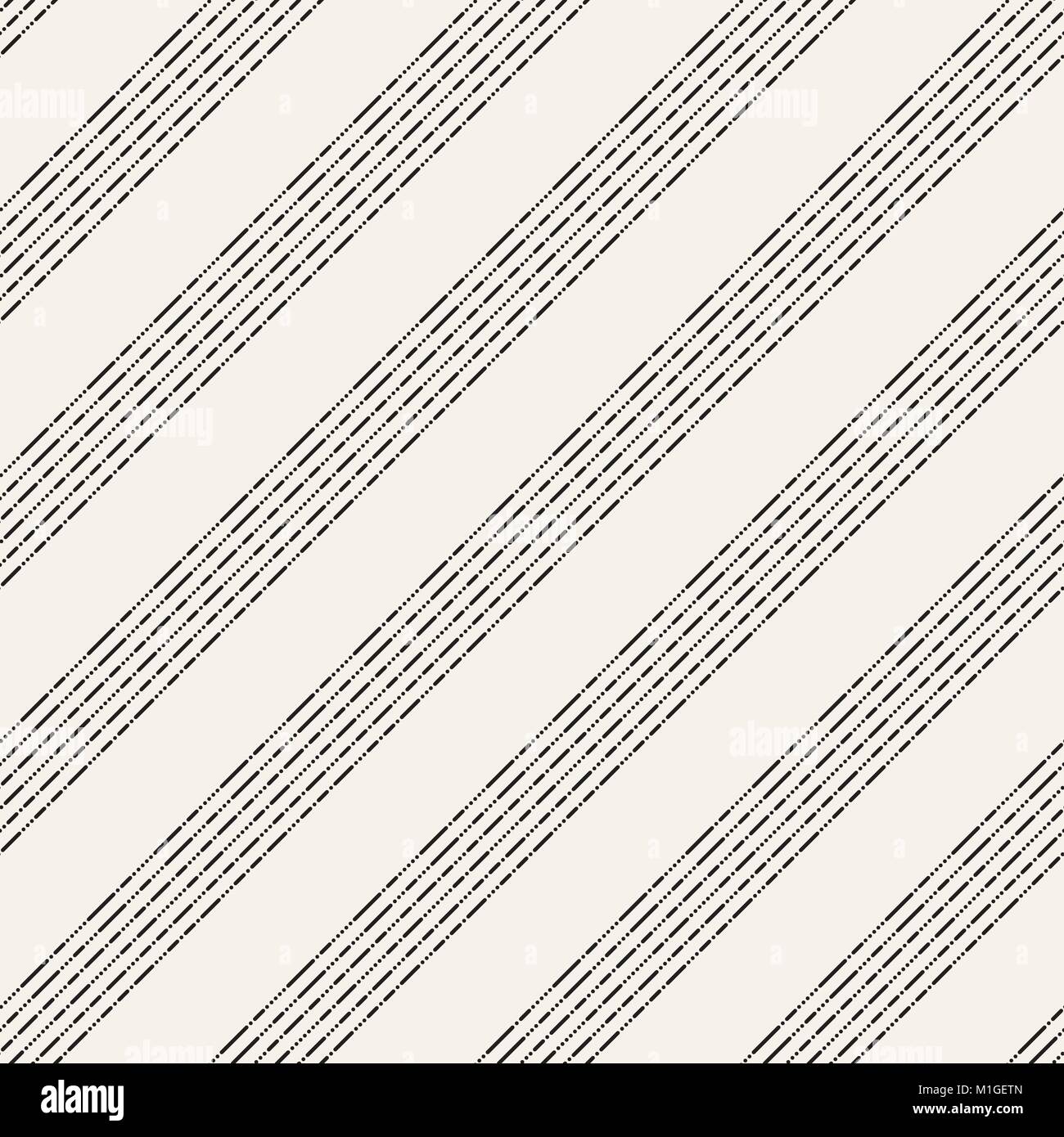 Vector seamless stripes pattern. Modern stylish texture with monochrome ...