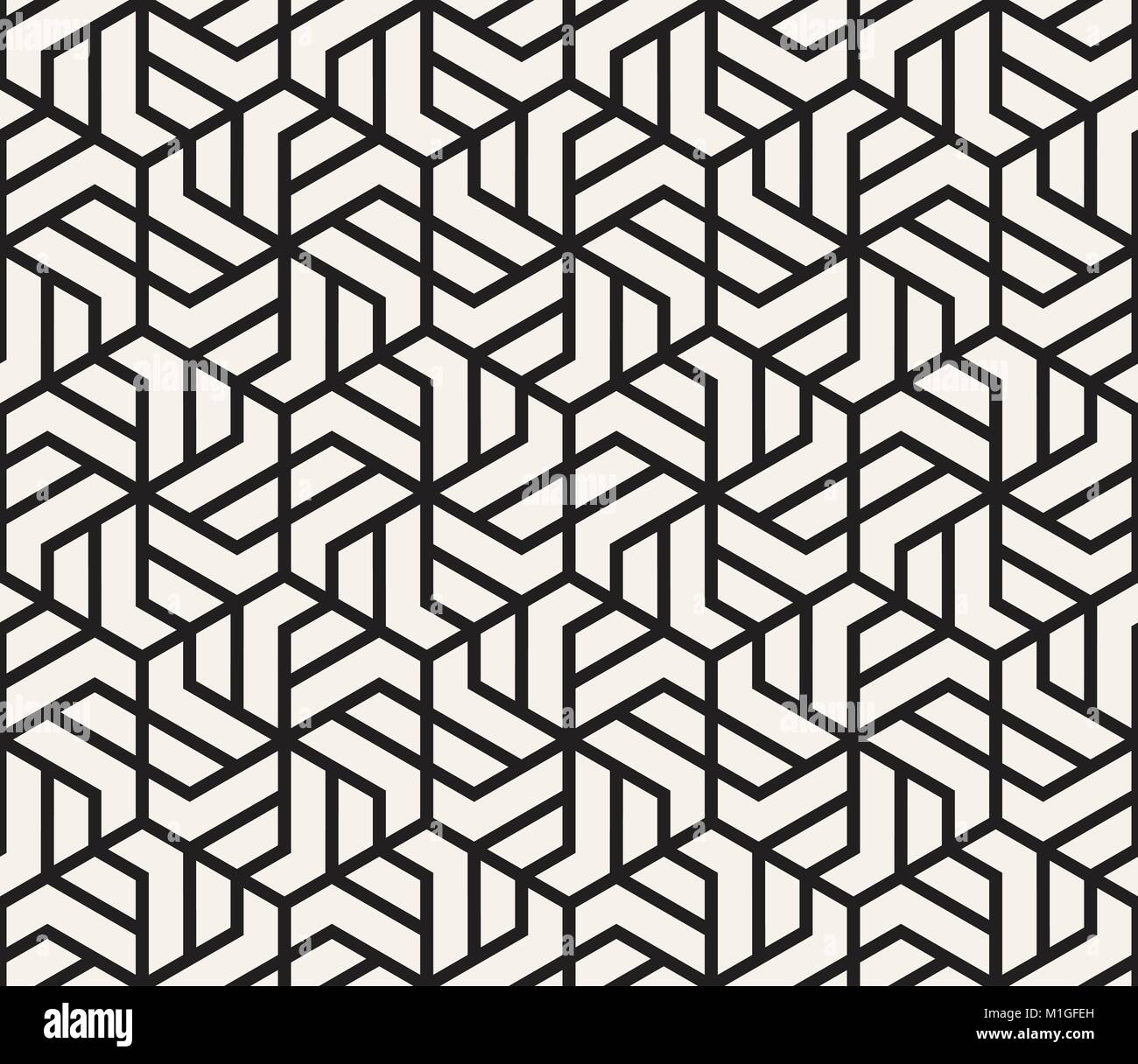 Vector seamless pattern. Modern stylish abstract texture. Repeating ...