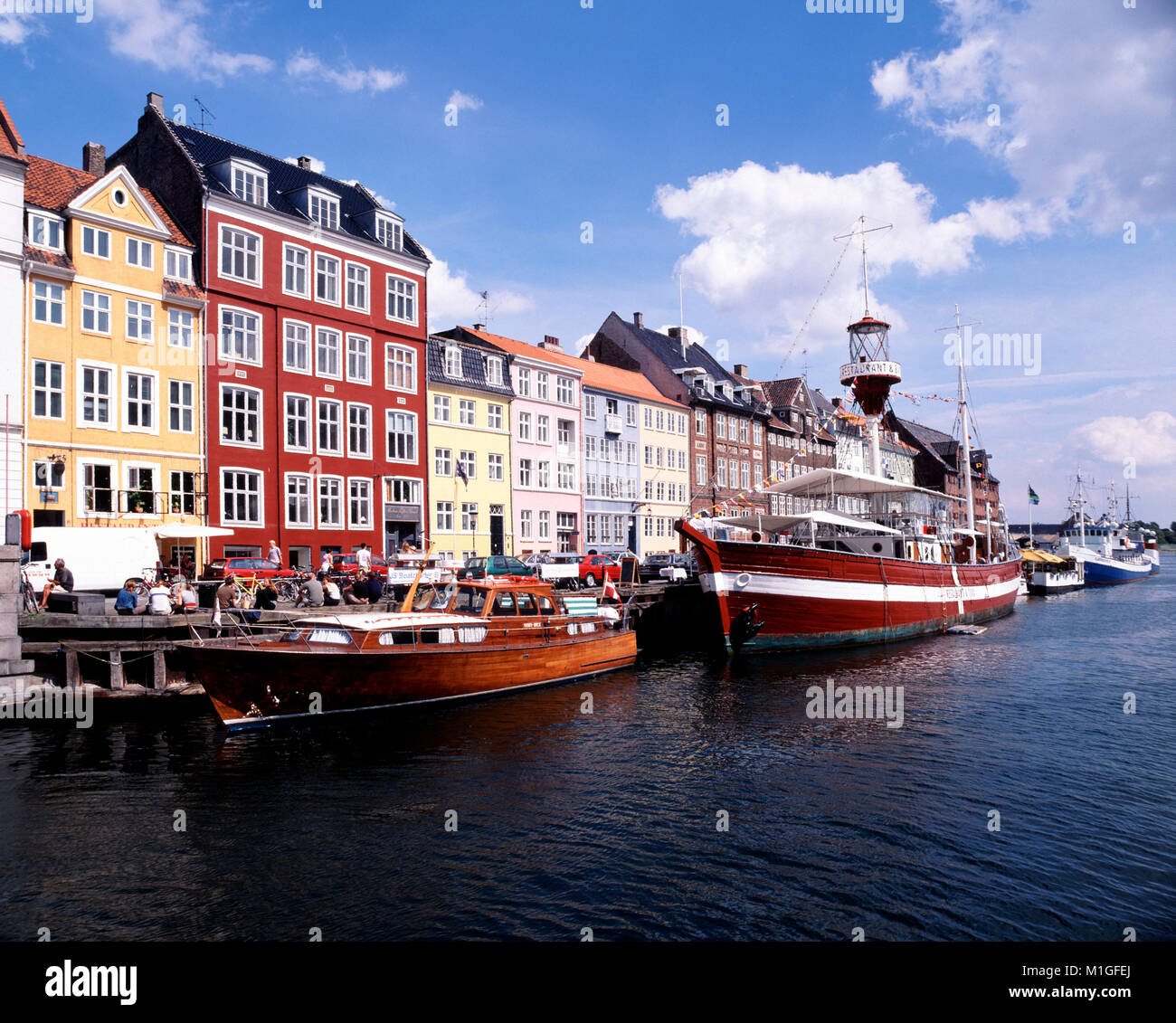 Nyhavn, Copenhagen, Denmark Stock Photo - Alamy