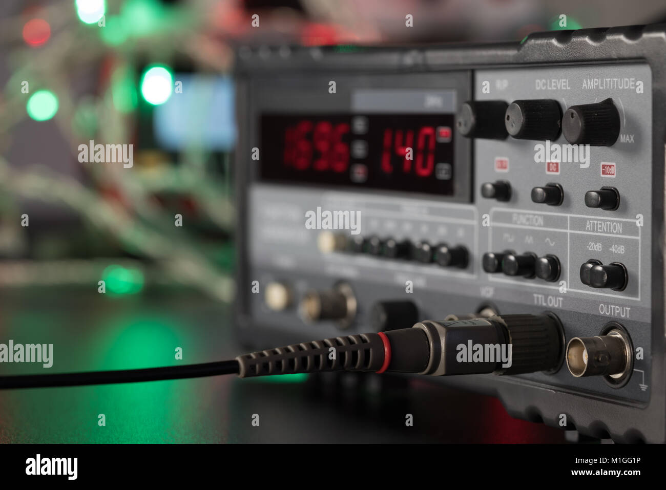 display of electronic measuring instrument Stock Photo - Alamy