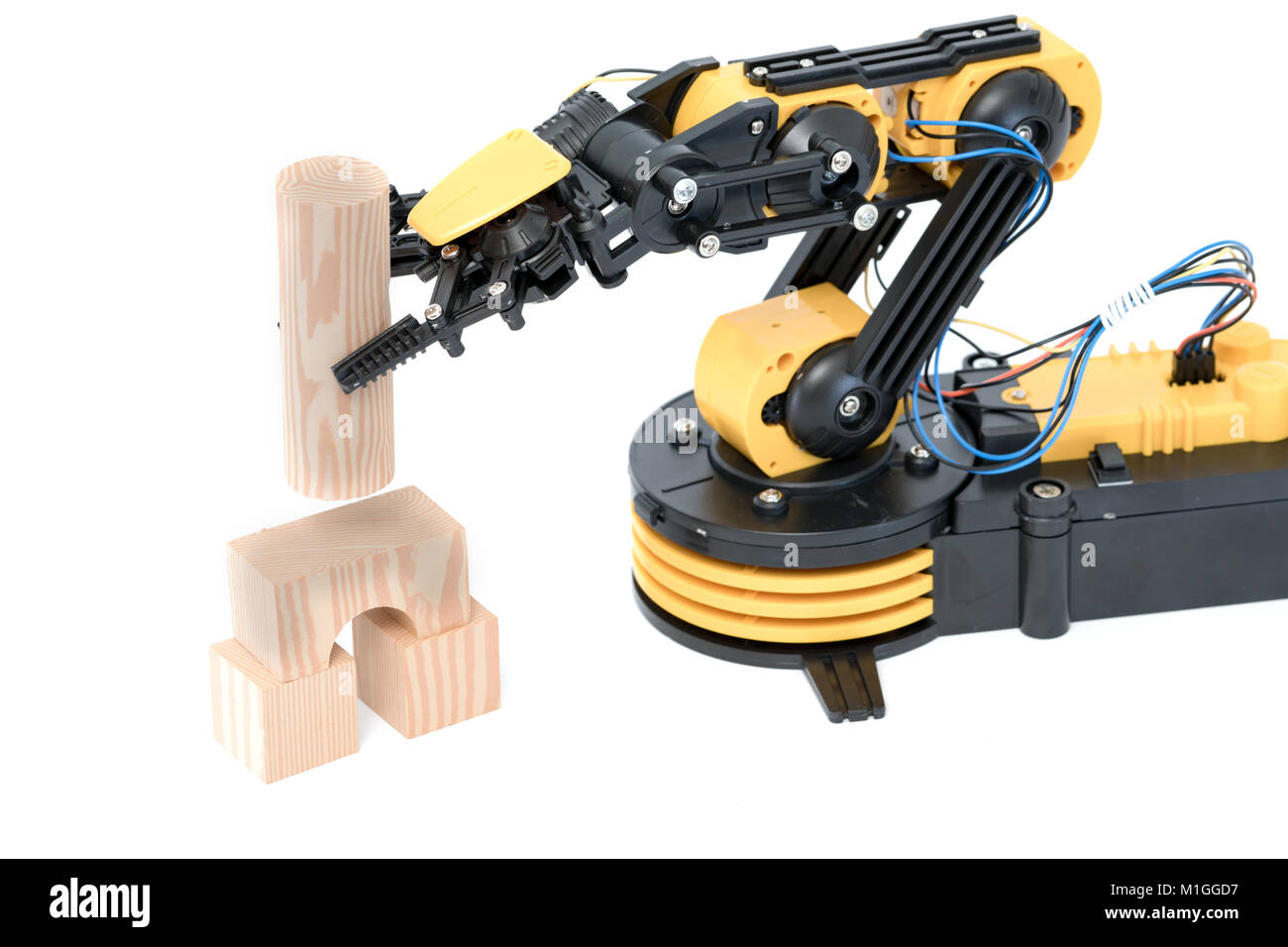 Plastic robot arm model Stock Photo - Alamy