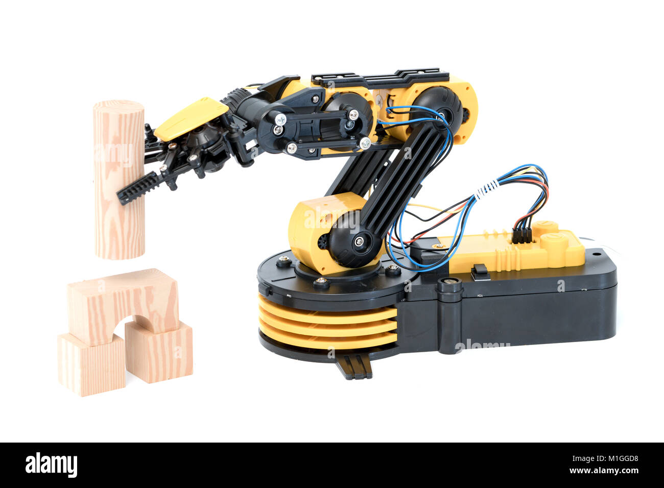 Plastic robot arm model Stock Photo - Alamy