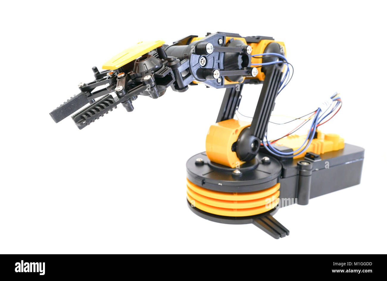 Plastic robot arm model Stock Photo - Alamy