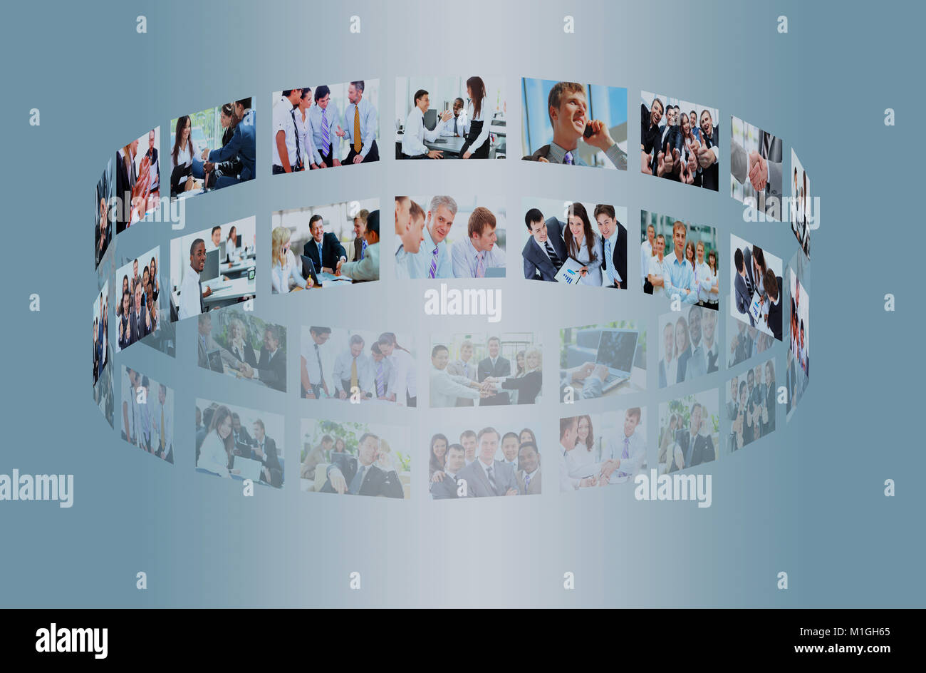 Business collage made of some business pictures Stock Photo - Alamy