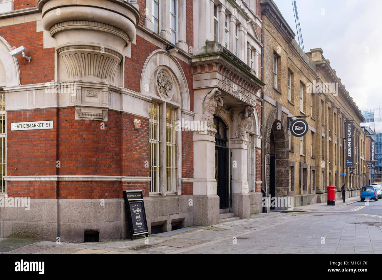 The London Leather, Hide & Wool Exchange and Leather Market buildings ...