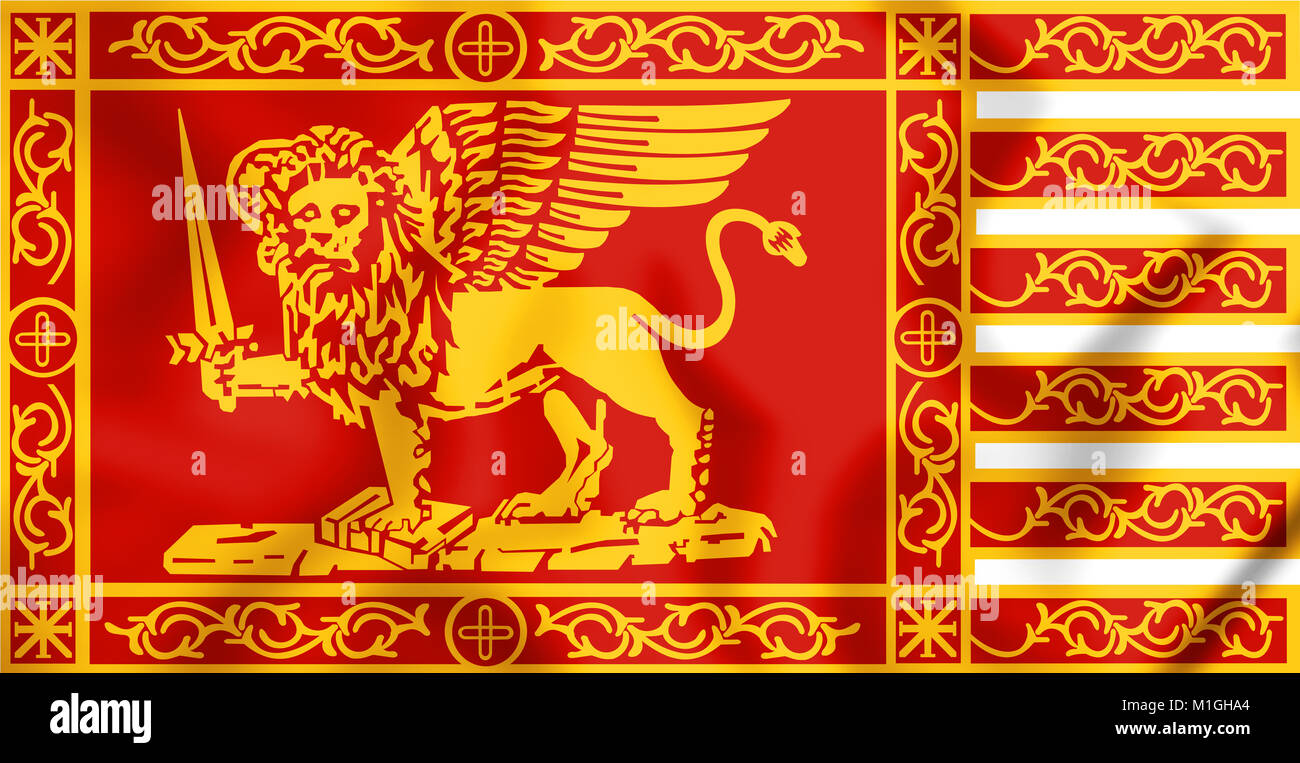 Flag of the republic of venice hi-res stock photography and images - Alamy