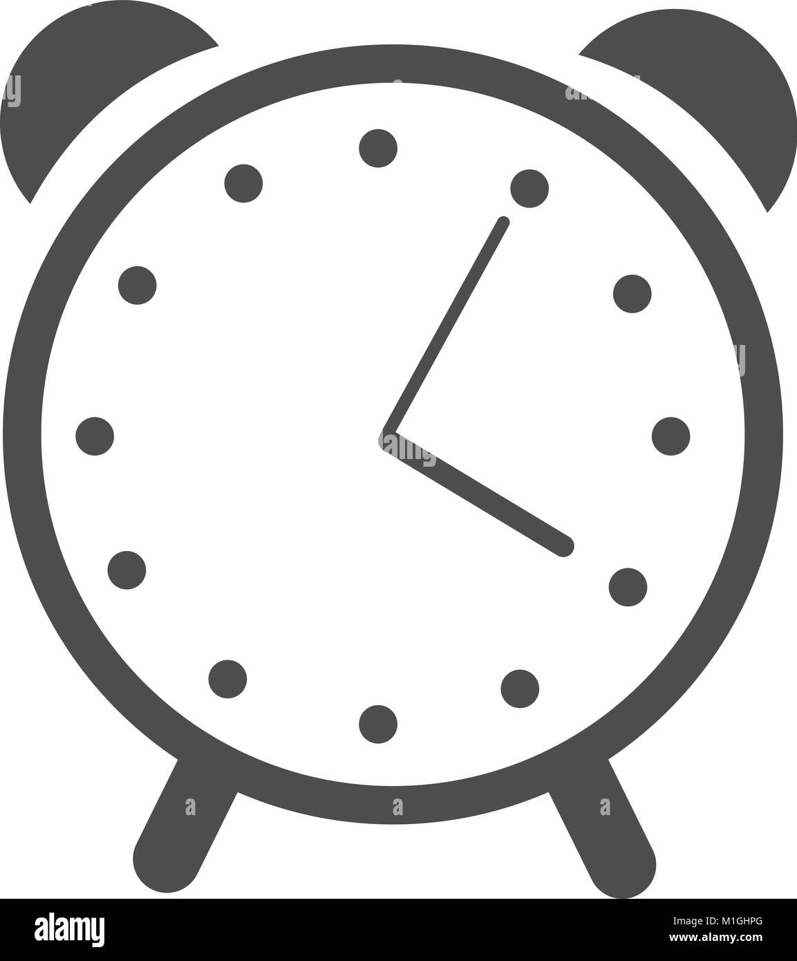 Retro digital clock Black and White Stock Photos & Images - Alamy