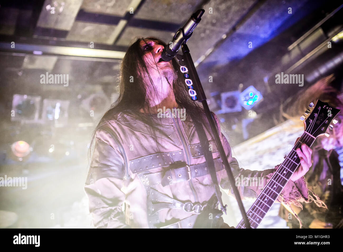 Norway, Oslo - January 27, 2018. The Swedish industrial metal band Pain ...