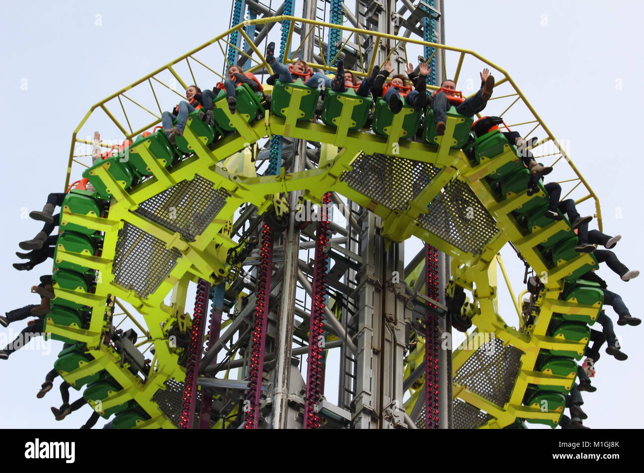Funfair Ride Twister High Resolution Stock Photography and Images - Alamy