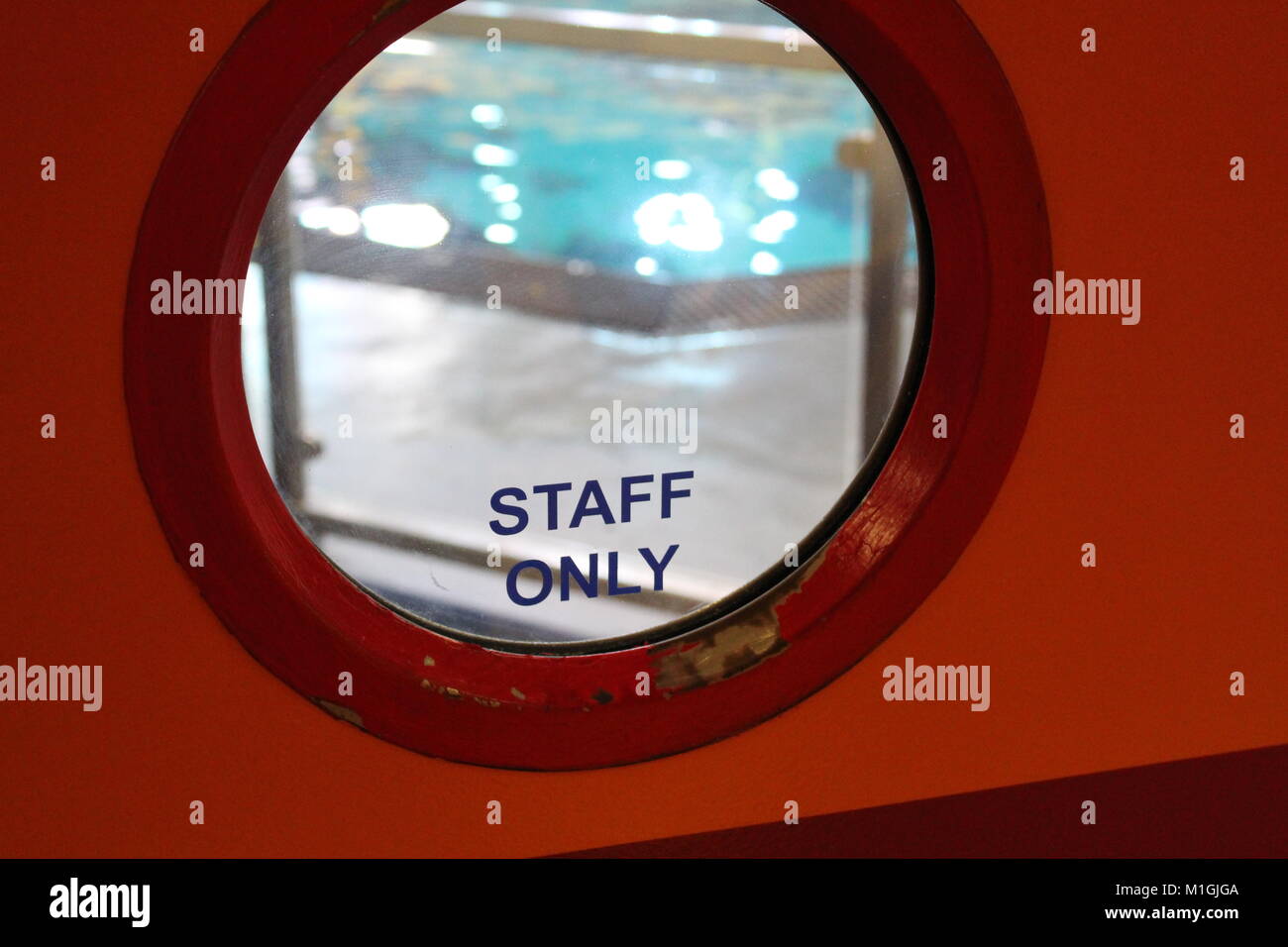 Employees only door hi-res stock photography and images - Alamy