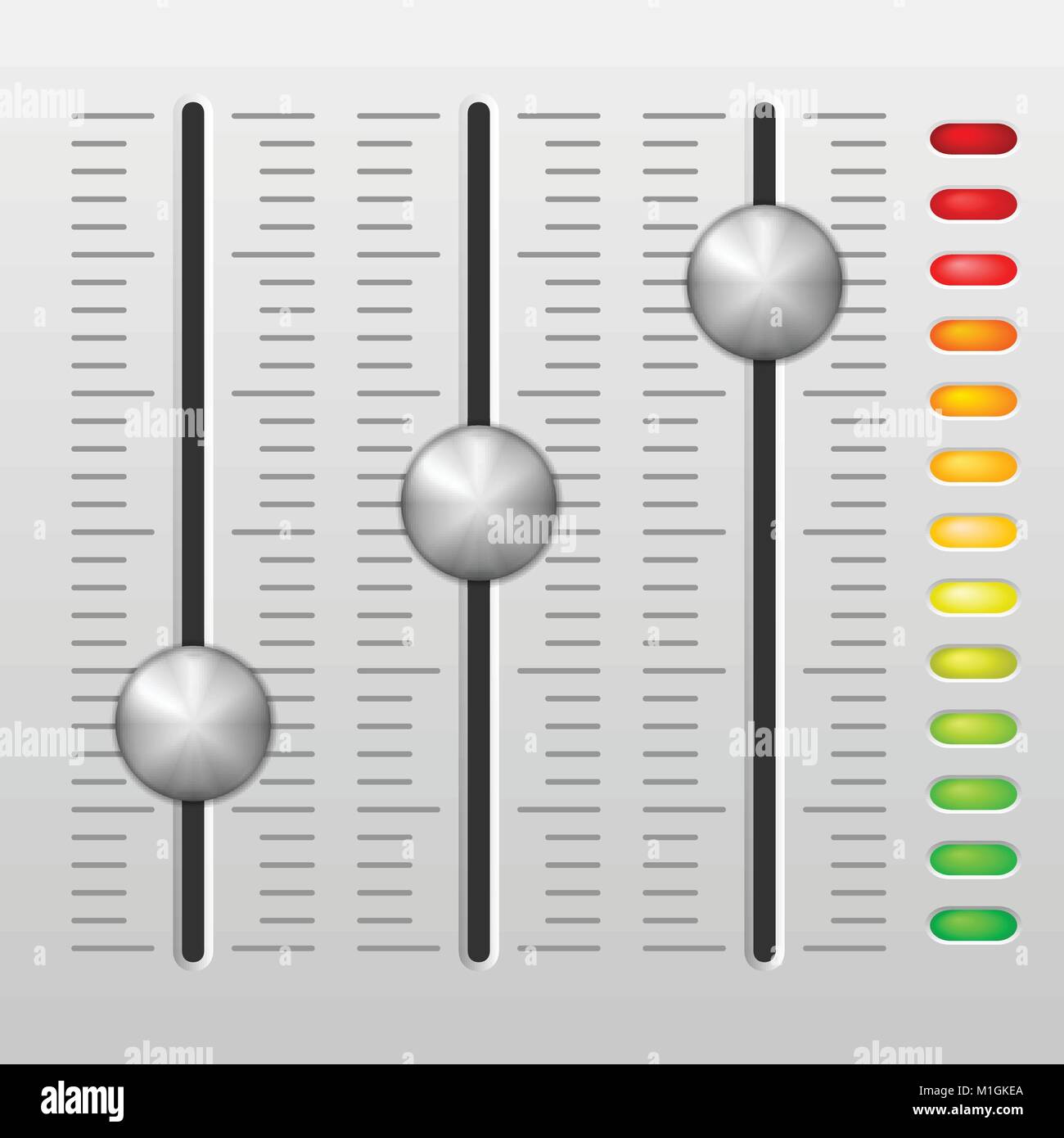 Mixing console Stock Vector Images - Alamy