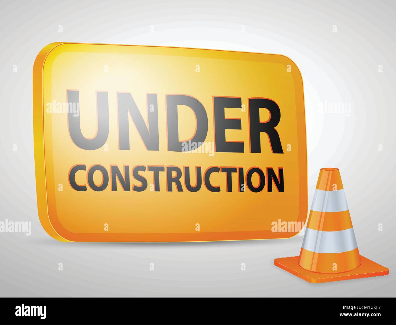 Under construction icon on a white background Stock Vector Image & Art ...