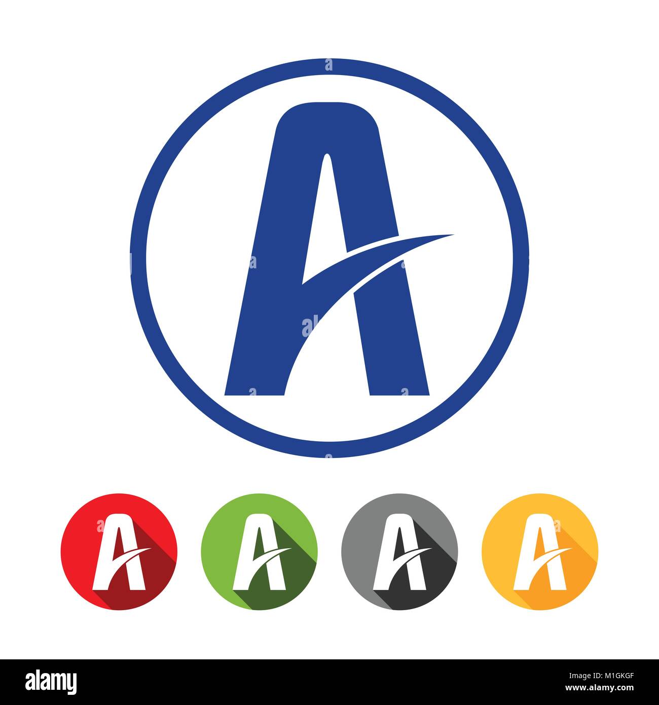 Letter a design hi-res stock photography and images - Alamy
