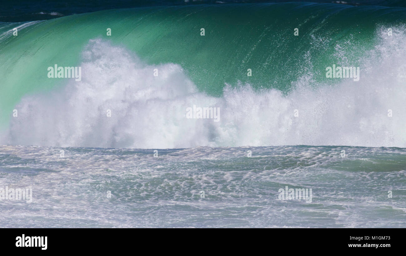 Wild sea at Newcastle beach, NSW, Australia Stock Photo - Alamy
