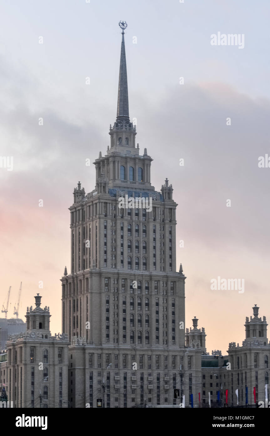 Stalinist era apartment building in Moscow, Russia Stock Photo - Alamy