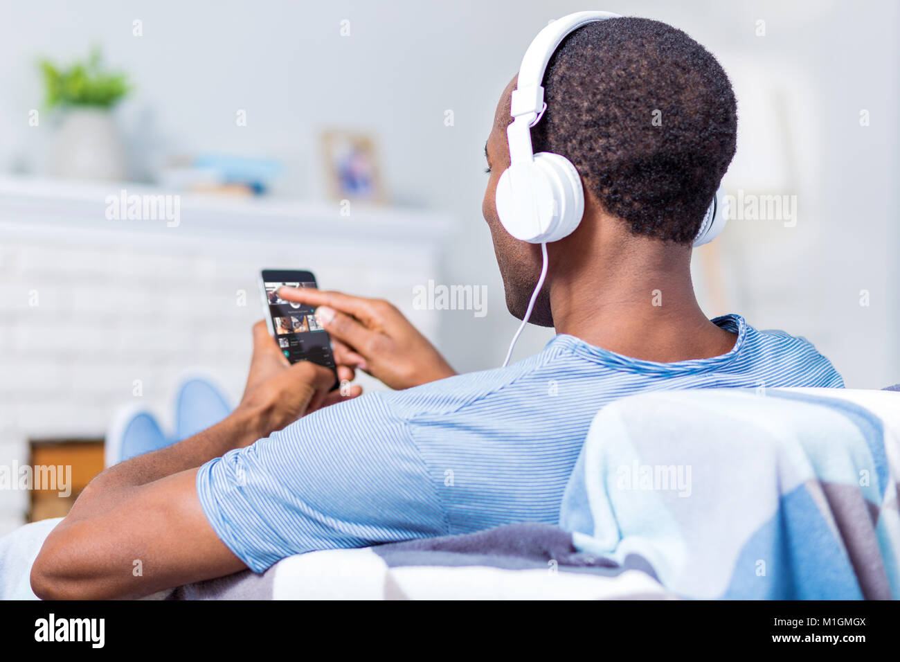 Choosing playlist hi-res stock photography and images - Alamy