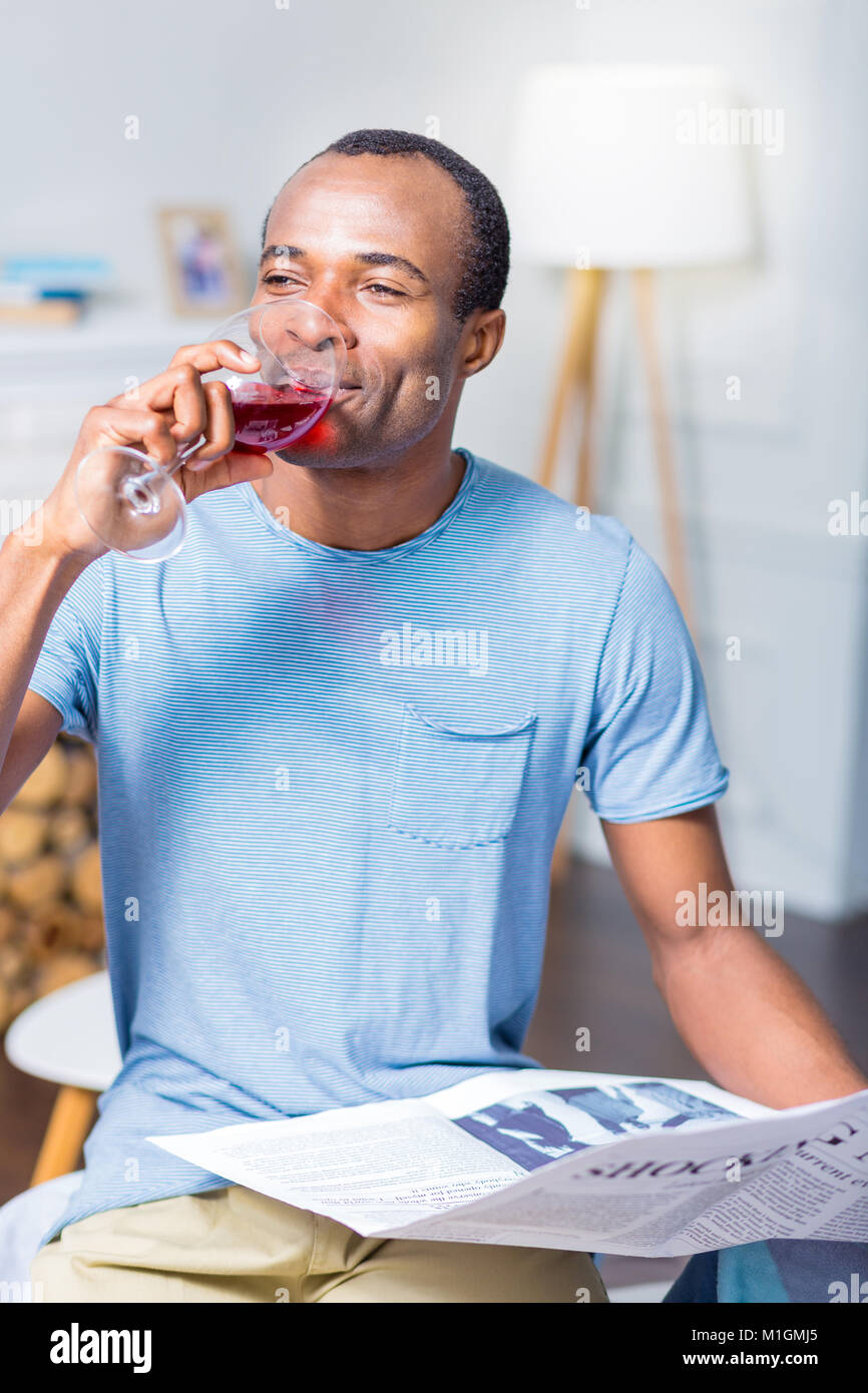 Taking a sip hi-res stock photography and images - Alamy