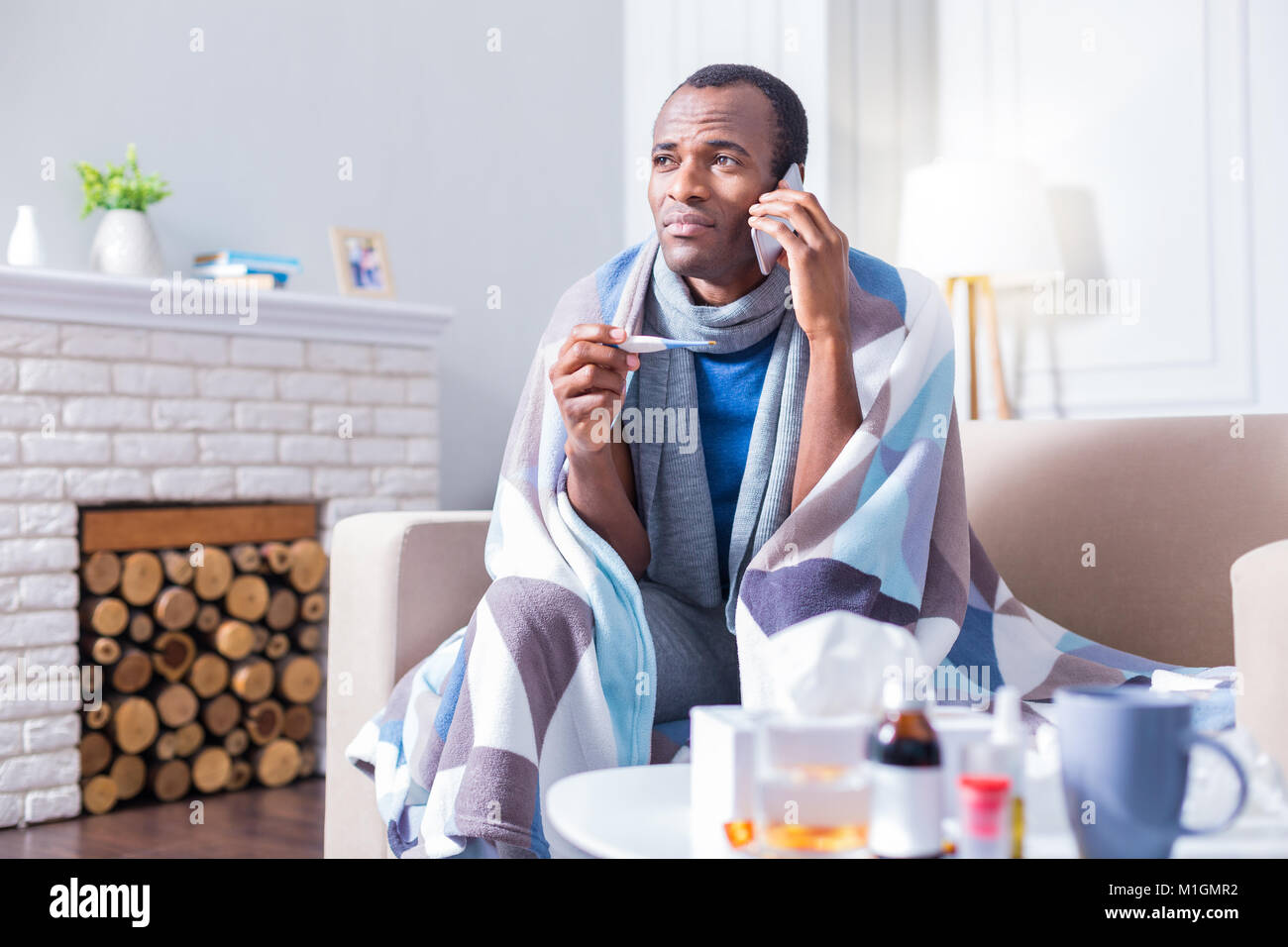 Call sick leave millennial hi-res stock photography and images - Alamy